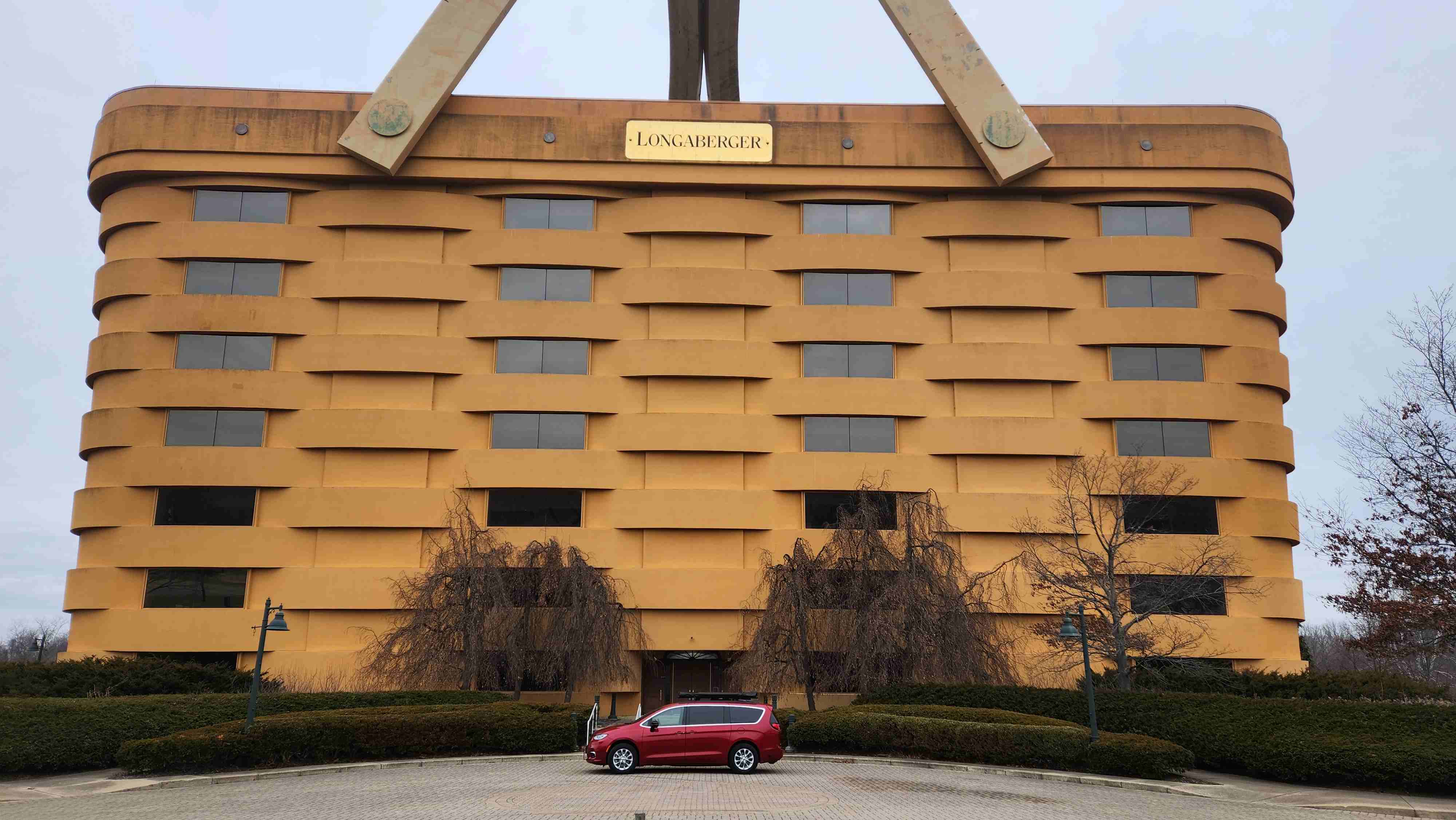 The Longaberger Basket Building in Newark Ohio: A Unique Roadside Landmark